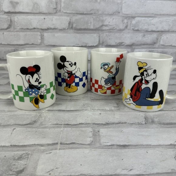 Gabbay | Dining | Gabbay Disney Mug Set Of 4 Mickey Mouse Minnie Mouse ...